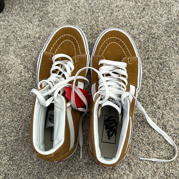 Vans | Shoes | Vans Sk8 Hi Nwt Sz 7 Womens Color Is A Gold Dark Mustard ...
